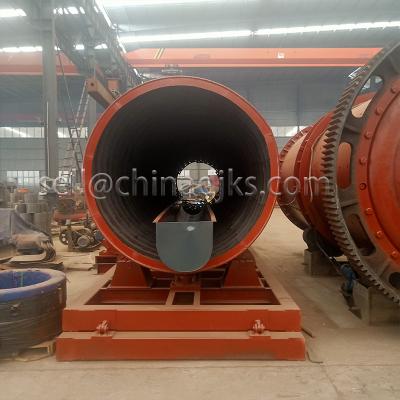 China Mounted Stone Rotary Dryer 100tph Capacity for Stone Washing Plant Efficient Drying for sale
