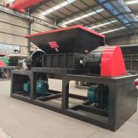 China Siemens Motor Waste Plastic Tyre Shredding Crusher 75kW Cutting Chamber 1804mm for sale