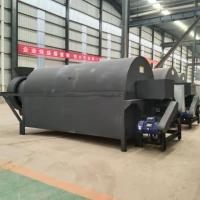 China Electric Heating Rotary Drum Dryer for Silica Sand Clay 200-5000kg Output for sale