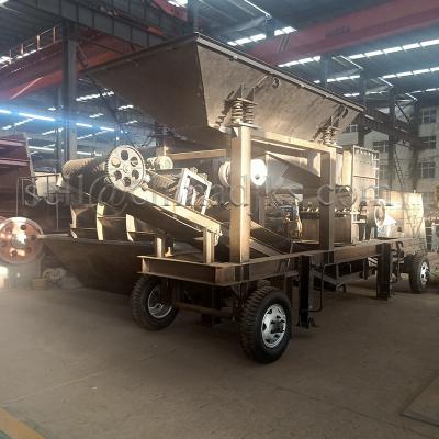 China Customized Mini Box Hammer Crusher 100t/h Portable Stone Crushing Machine for sale