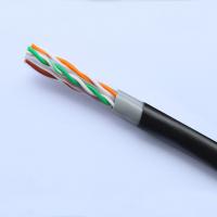 China Twisted Pair Cat6 Lan Cable OD 6.00mm UTP Outdoor Cable for sale