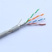 China SFTP Type 1000ft Cat5e Lan Cable Dual Shielded Coated with Aluminum Foil for sale