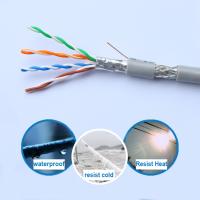 China FTP 4 Pairs 24AWG 1000 Ft Cat5e Ethernet Cable HDPE Insulation for sale