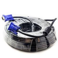 China HDPE Insulation 3 6 10m Computer VGA Cable OD 8.0mm PVC Jacket for sale