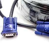 China HDPE Insulation 3 6 10m Computer VGA Cable OD 8.0mm PVC Jacket for sale