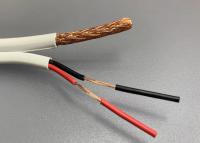 China 128W 0.12mm RG6 Coaxial Cable With Power Security Camera Coaxial Cable for sale