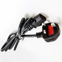 China AC 0.5mm2 CCA Computer Monitor Power Cord FCC Certificated for sale