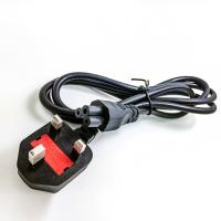 China Sunproof 0.5mm2 CCA 3 PIN UK Power Cable For Laptop Computer for sale
