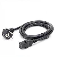 China EU Plug 3PIN Computer Monitor Power Cord 0.3mm2 CCA Material for sale