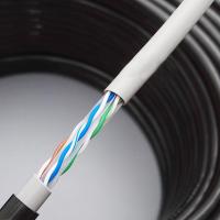 China Cat6 UTP Ethernet Lan Cable Double Jacket PE PVC Moisture Proof for sale