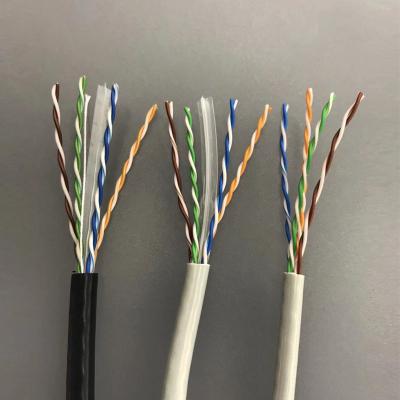 China PVC Jacket 250MHz Ethernet Lan Cable CCA UTP Network Cat6 Cable for sale