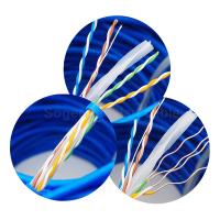 China BC 23AWG Ethernet Lan Cable Cat6 1000ft Unshielded Twisted Pair for sale
