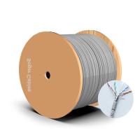 China Bare Copper 100m Ethernet Lan Cable Cat 6 SFTP 4P Twisted Pair for sale