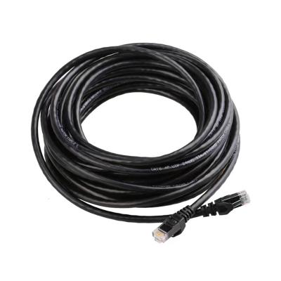 China Black 23AWG 4P CCA Cat6 Ethernet Lan Cable 3m 5m 10m 20m for sale