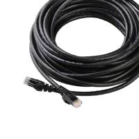 China Black 23AWG 4P CCA Cat6 Ethernet Lan Cable 3m 5m 10m 20m for sale