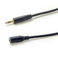 China Gold plated Rosh 3.5 Mm Stereo Extension Cable Male To Female for sale