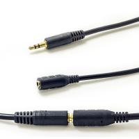 China Gold plated Rosh 3.5 Mm Stereo Extension Cable Male To Female for sale