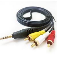 China ODM RCA Stereo Cable 3.5mm Male To Male Stereo Audio Aux Cable for sale