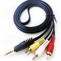 China ODM RCA Stereo Cable 3.5mm Male To Male Stereo Audio Aux Cable for sale