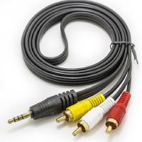 China ODM RCA Stereo Cable 3.5mm Male To Male Stereo Audio Aux Cable for sale