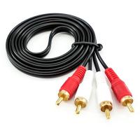 China Anti Interfere 15m RCA Stereo Cable 4N Non Oxygen Copper for sale