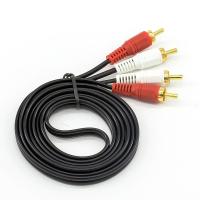 China Anti Interfere 15m RCA Stereo Cable 4N Non Oxygen Copper for sale