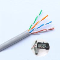 China Factory wholesale ethernet lan cable 24awg bare copper communication cable CU cat5e utp for sale