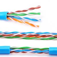China High quality ethernet 305m lan cable 4pair bare copper utp cat5e network cables for sale