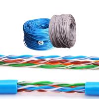 China High quality ethernet 305m lan cable 4pair bare copper utp cat5e network cables for sale