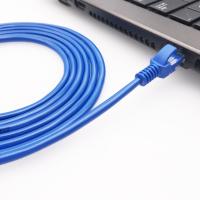 China CCA Copper UTP Cat5e Patch Cable 4 pairs RJ45 to RJ45 for sale