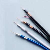 China LSZH Jacket 48W CCTV Coaxial Cable With Power HDPE Insulation for sale