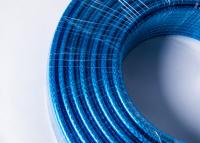 China Blue Jacket RG6 CCTV Coaxial Cable Bare Copper for sale