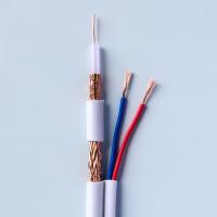 China CCTV 100m Rg6 Copper Cable With Power Cord FPE Insulation for sale