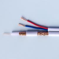 China CCTV 100m Rg6 Copper Cable With Power Cord FPE Insulation for sale
