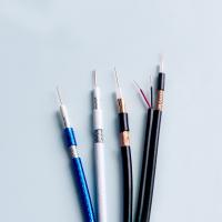 China LSZH Jacket 48W CCTV Coaxial Cable With Power HDPE Insulation for sale