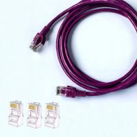 China 8P8C 94-V2 Cat5e Ethernet Patch Cable 24AWG 4 Pairs Bare Copper for sale