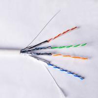 China HCCA 550Mhz Cat6a SFTP Cable Bare Copper Rj45 Internet Cable for sale