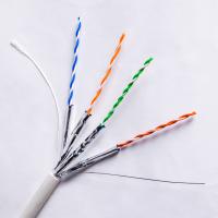 China LSZH Jacket 23AWG 305m Cat6a F/UTP Ethernet Cables 4 Pairs Pure Copper for sale