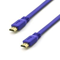 China Custom 24K Gold Plating Plug 3m Flat 3D HDMI 1080P Cable for sale