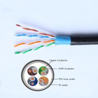 China CCA Cat5e UTP Ethernet Cable RoHS Cat5e Outdoor Waterproof Ethernet Cable for sale