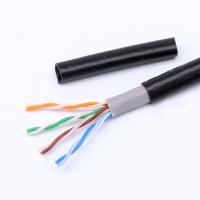China Lan Cable 4 Pair UTP Cat5e Cable High Speed Double PE Outdoor Color Customized for sale