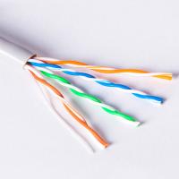 China 4 Winding Pairs 100m Cat5e Lan Cable Unshielded Twisted Pair for sale