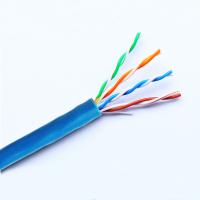 China Copper Wire 0.51mm Ethernet Bulk Cable Kabel Lan Cat5e for sale