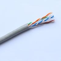 China Twisted Pair UTP 4P Cat6 Lan Cable Diameter 7.00mm Blue PVC Jacket for sale
