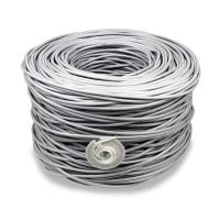 China Twisted Pair UTP 4P Cat6 Lan Cable Diameter 7.00mm Blue PVC Jacket for sale