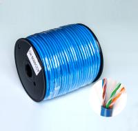 China BC 0.57mm Bulk Cat6 Cable CCA UTP Lan Cable Cat6 for sale
