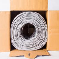 China 8 Core RoHS Cat 5e Ethernet Lan Cable 305m For Internet Computer for sale