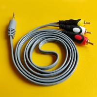 China Pure Copper RCA Stereo AUX Cable 5m 10m One To Three Speaker Cable for sale