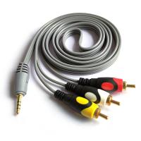 China Pure Copper RCA Stereo AUX Cable 5m 10m One To Three Speaker Cable for sale
