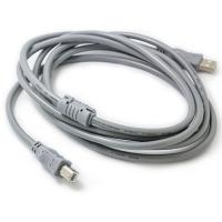 China Gray A Male To B Male Data Transfer USB 2.0 Cable 5M Customized for sale